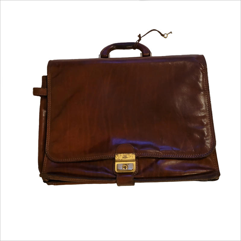 Vintage Leather Briefcase By The Bridge SOLD - Antique Furniture Glasgow
